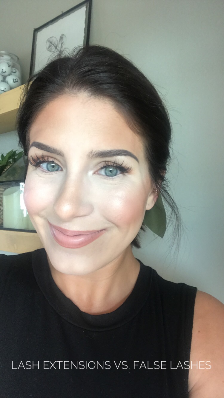 Lash Extensions vs. False Lashes - Berry Berry Quite Contrary