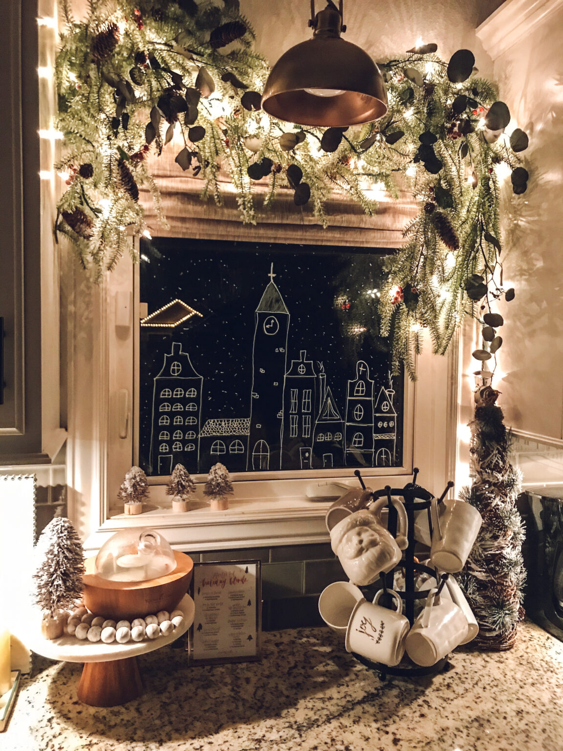 Christmas Window Art at Home - Berry Berry Quite Contrary
