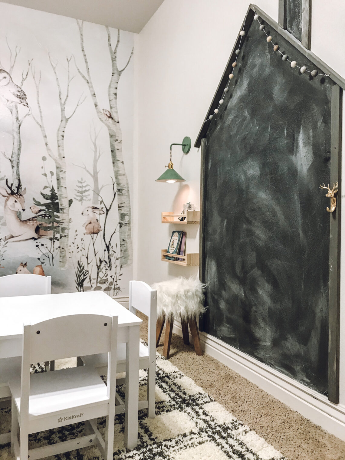 DIY Chalkboard House in Playroom - Berry Berry Quite Contrary