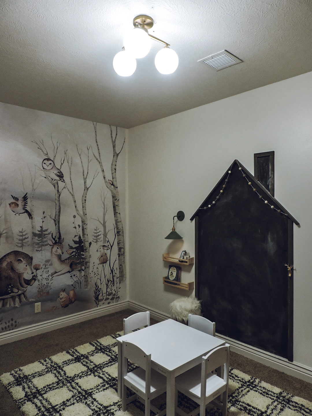 DIY Chalkboard House in Playroom - Berry Berry Quite Contrary