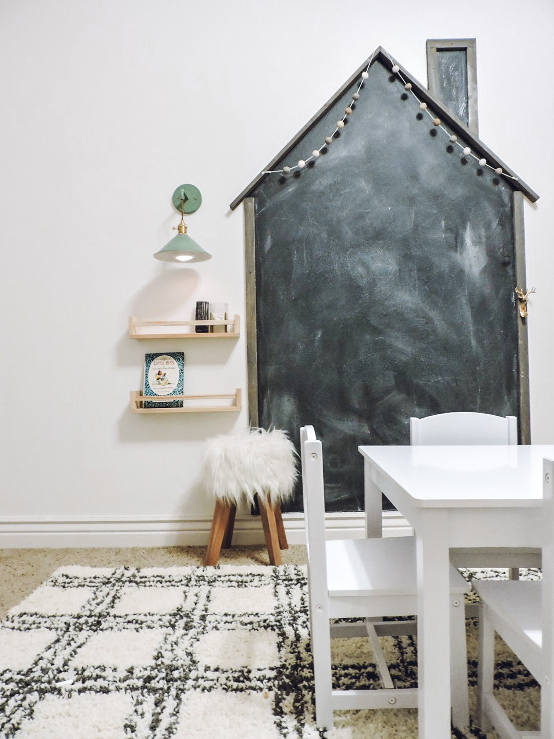 DIY Chalkboard House in Playroom - Berry Berry Quite Contrary