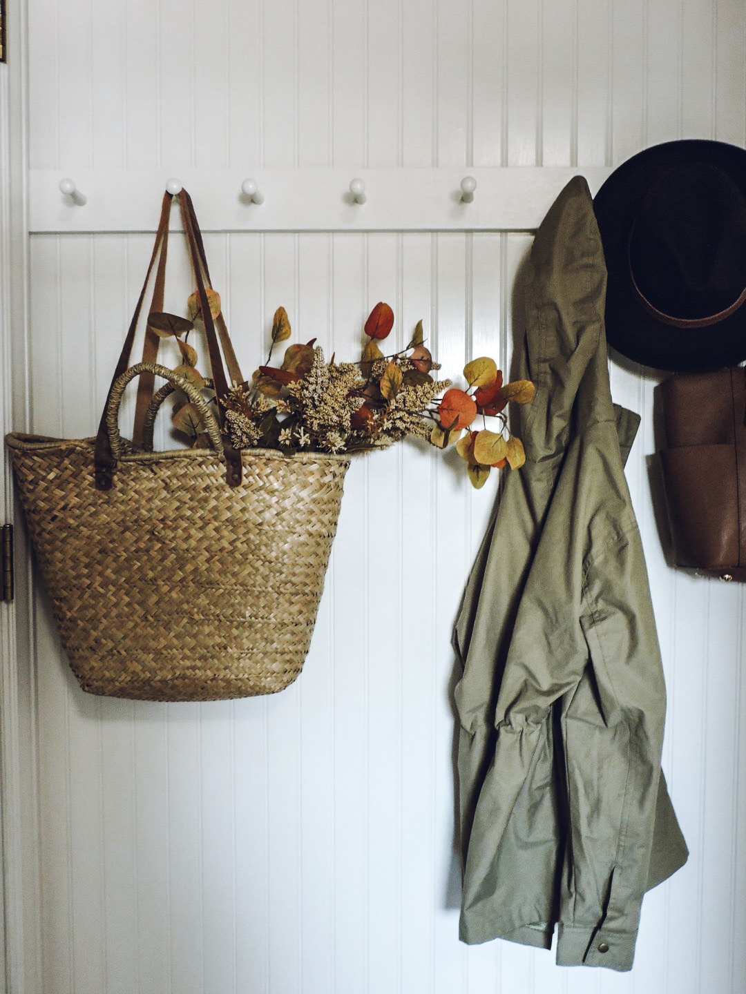 DIY Peg Rail in Hallway - Berry Berry Quite Contrary
