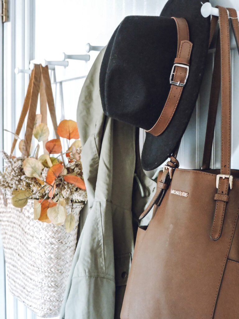 DIY Peg Rail in Hallway - Berry Berry Quite Contrary