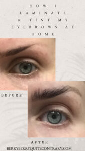 How I Laminate & Tint my Eyebrows at Home - Berry Berry Quite Contrary