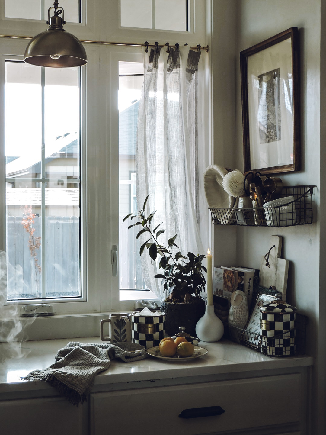 Cafe Curtains in Kitchen-Adding Charm & Practicality- deVOL Inspired ...