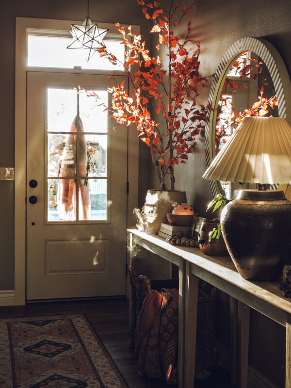 Fall Home Tour – Glowing Lights, Cozy Textures & Nature Indoors - Berry ...