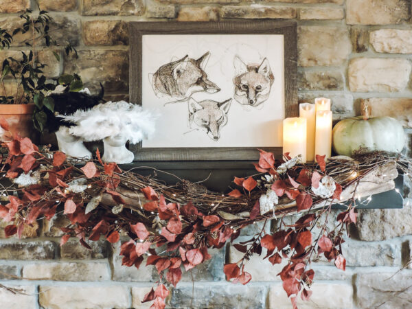 Fall Home Tour – Glowing Lights, Cozy Textures & Nature Indoors - Berry ...