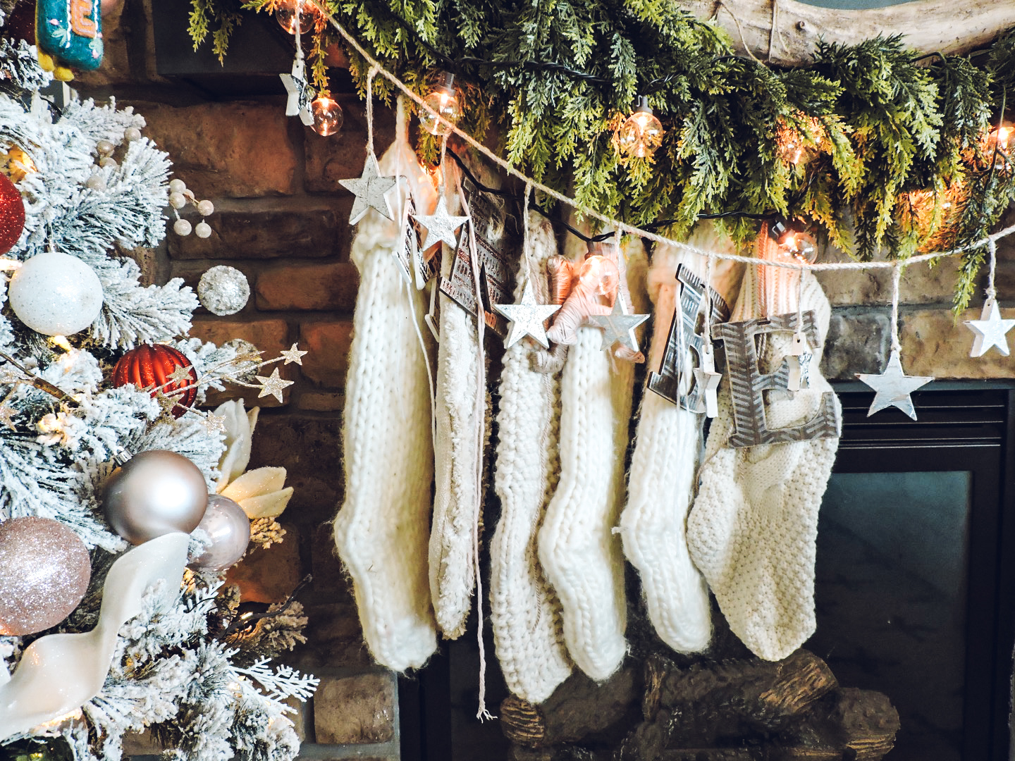 Cute Stocking Tag Idea With Letters - Berry Berry Quite Contrary